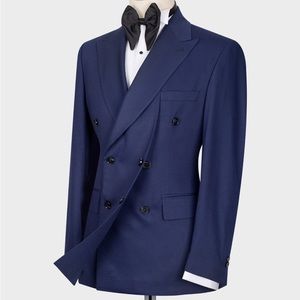 Suits & Blazers | Mens Navy Blue Double Breasted Suit | Poshmark